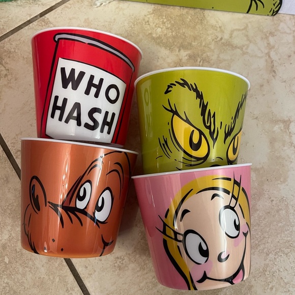 Holiday | The Grinch Popcorn Bucket Set All 4 Bundles | Poshmark